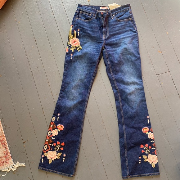 Johnny Was | Jeans | Johnny Was Embroidered Jeans | Poshmark